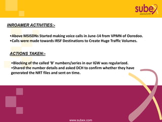 Inroamer frauds | PPT