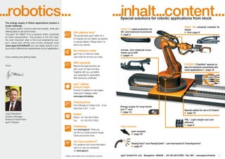 igus Robot Construction Kit for Energy Supplies | PDF