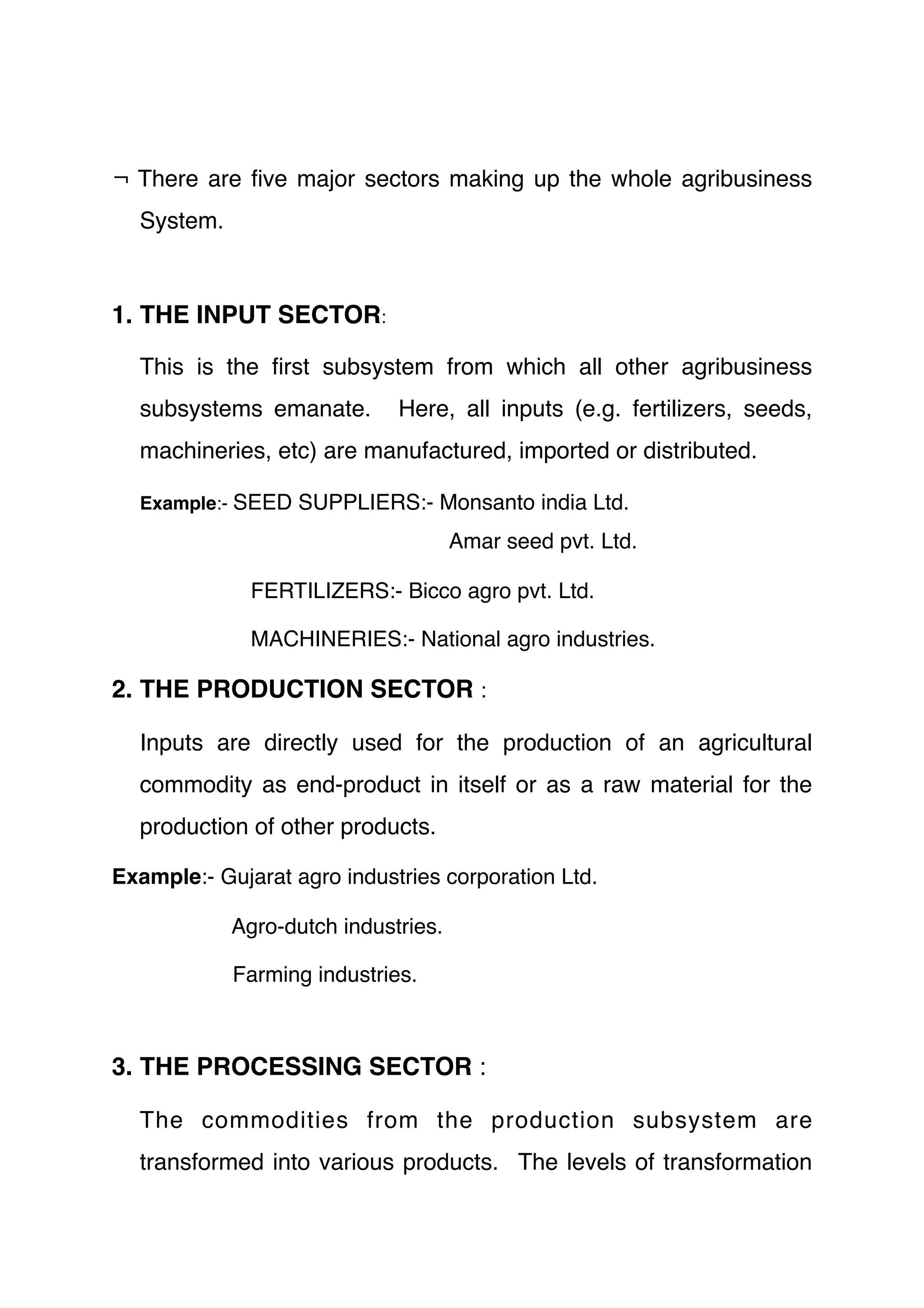 Inroduction of agribusiness | PDF