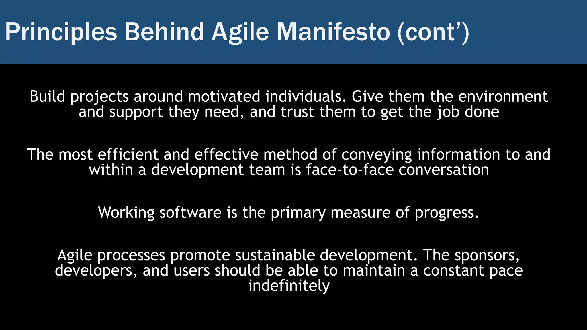 Introduction to Agile Software Development | PPT