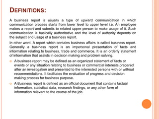 Inroduction to Business Reporting.pptx TYBBA-IB | PPT