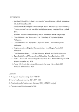 inroduction to clinical pharmcy.pdf | Pharmaceutical Industry | Industries
