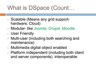 Inroduction to Dspace | PPT