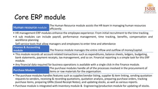 Inroduction to ERP system core functions and challenages.pptx