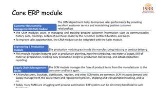 Inroduction to ERP system core functions and challenages.pptx