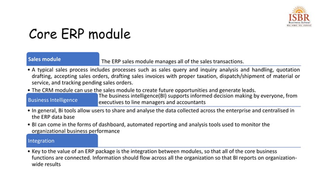Inroduction to ERP system core functions and challenages.pptx