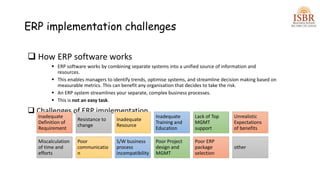 Inroduction to ERP system core functions and challenages.pptx