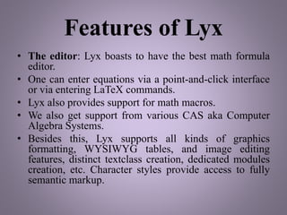 Inroduction to Latex | PPTX