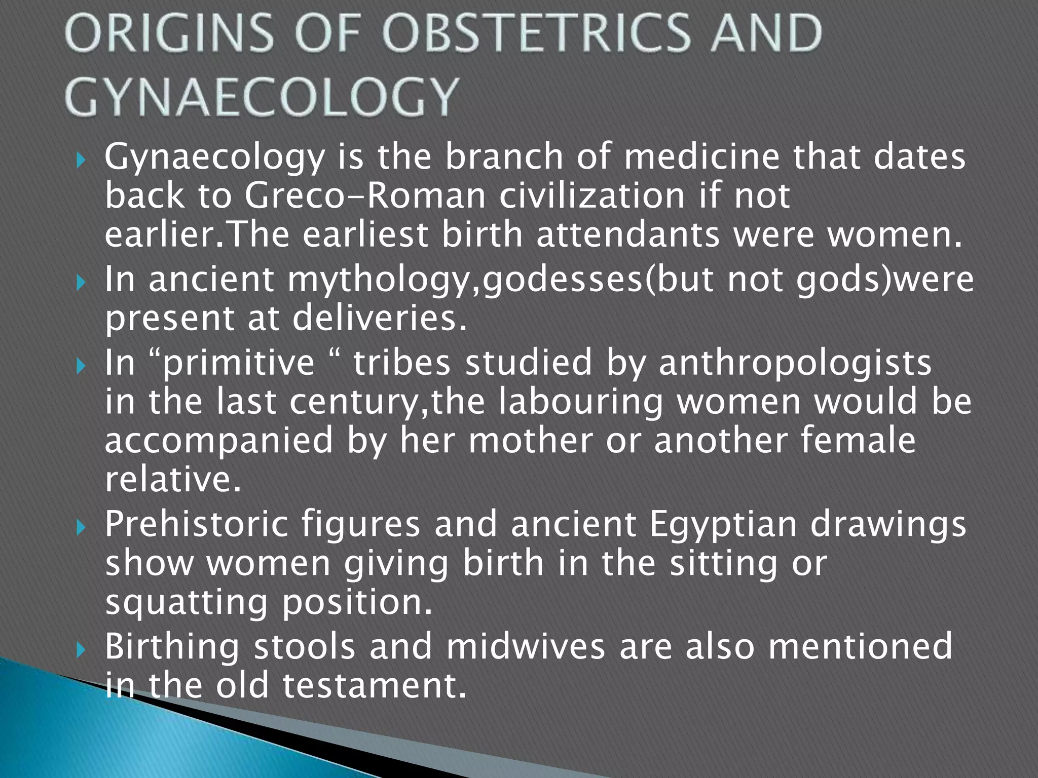 Inroduction to obstetrics and gynaecology | PPTX
