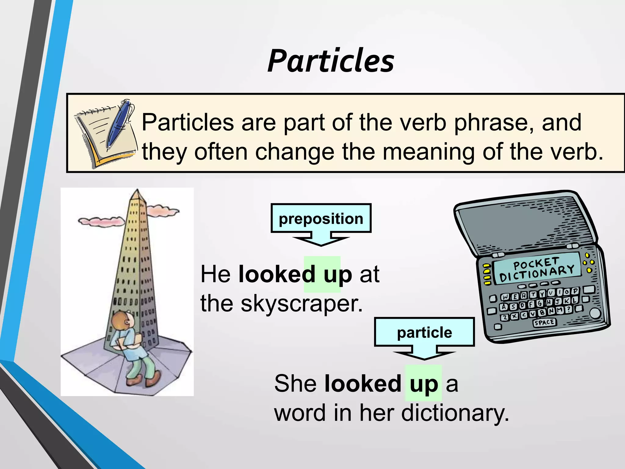 Inroduction to phrasal verbs | PPTX | Programming Languages | Computing