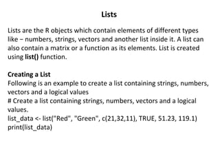 Inroduction to r | PPT