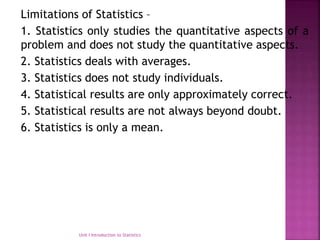 Inroduction to statistics | PPT