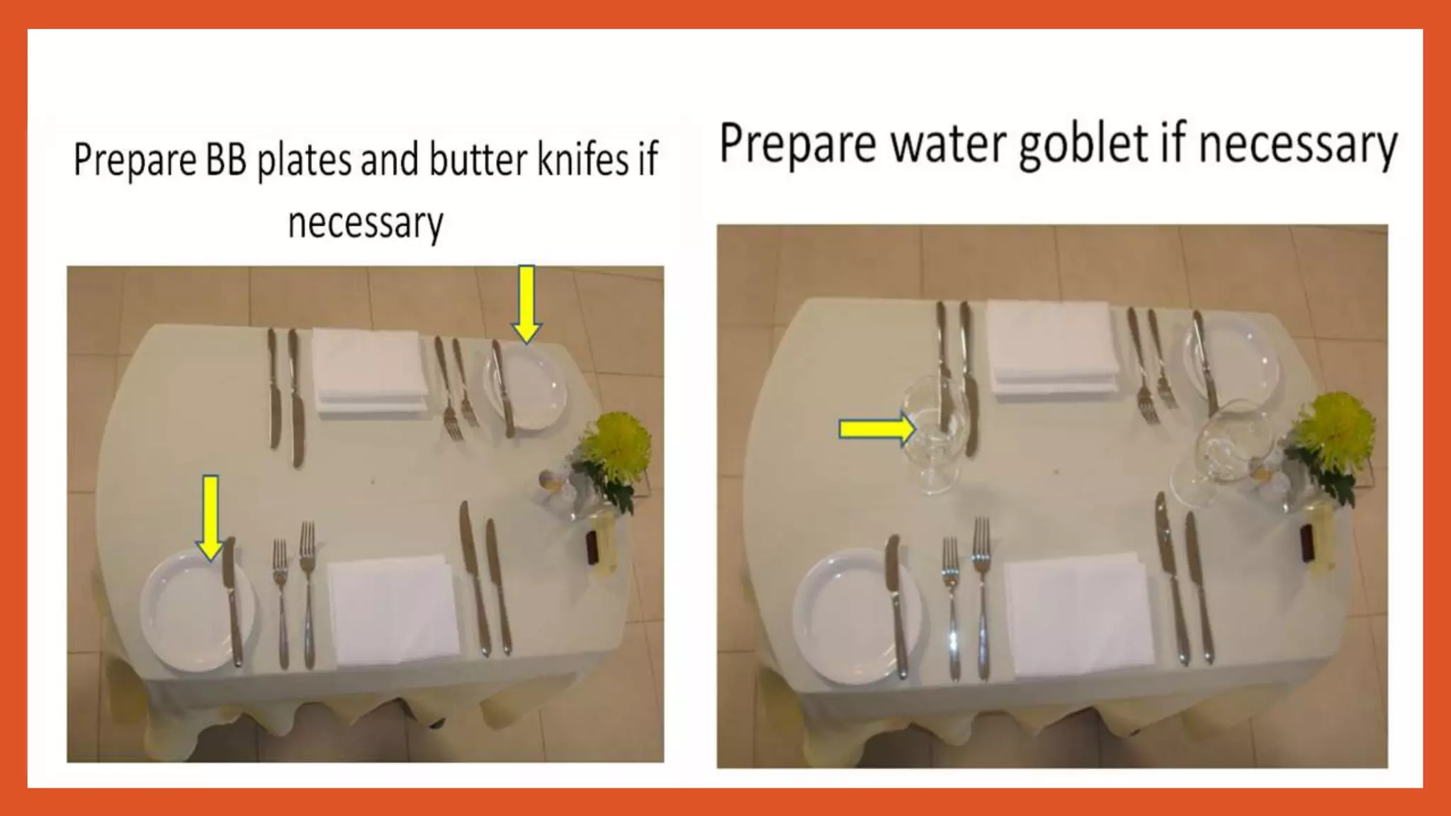 In room dining or room service | PPTX