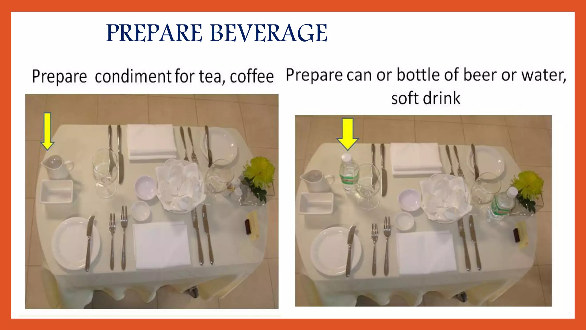 In room dining or room service | PPTX