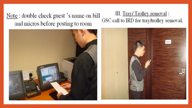 In room dining or room service | PPTX