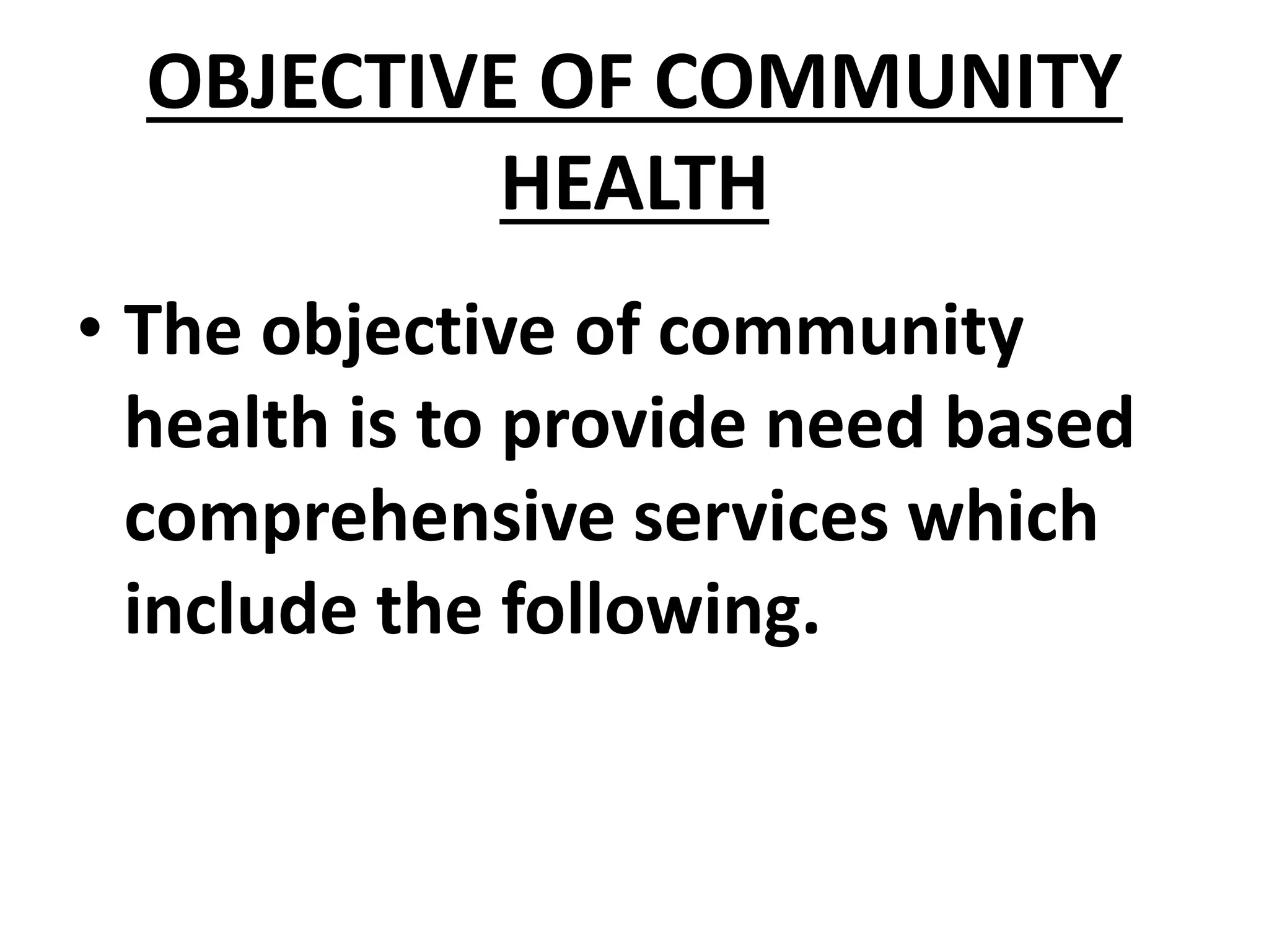INTRO TO COMMUNITY HEALTH CONCEPTS | PPTX