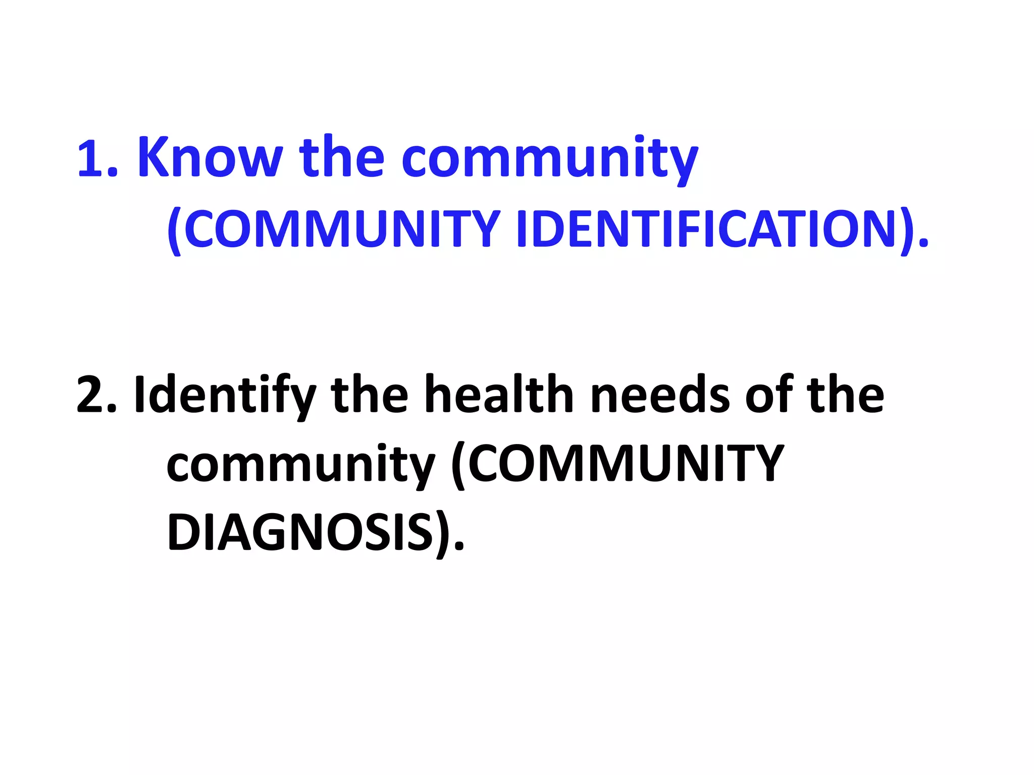INTRO TO COMMUNITY HEALTH CONCEPTS | PPTX