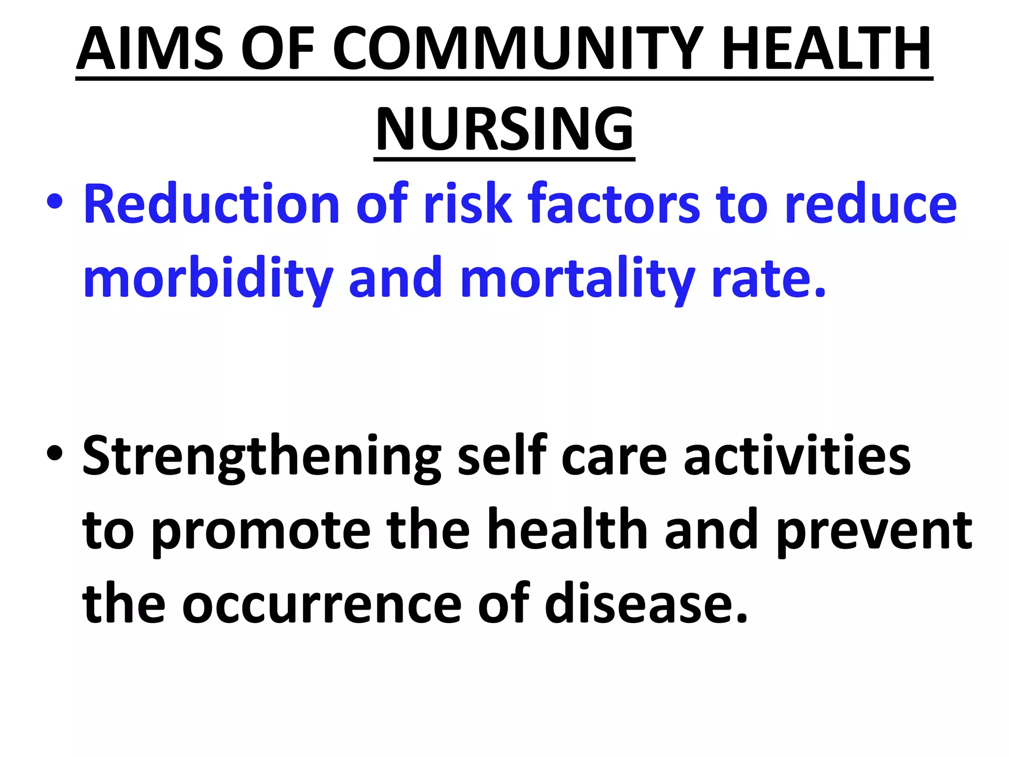 INTRO TO COMMUNITY HEALTH CONCEPTS | PPTX