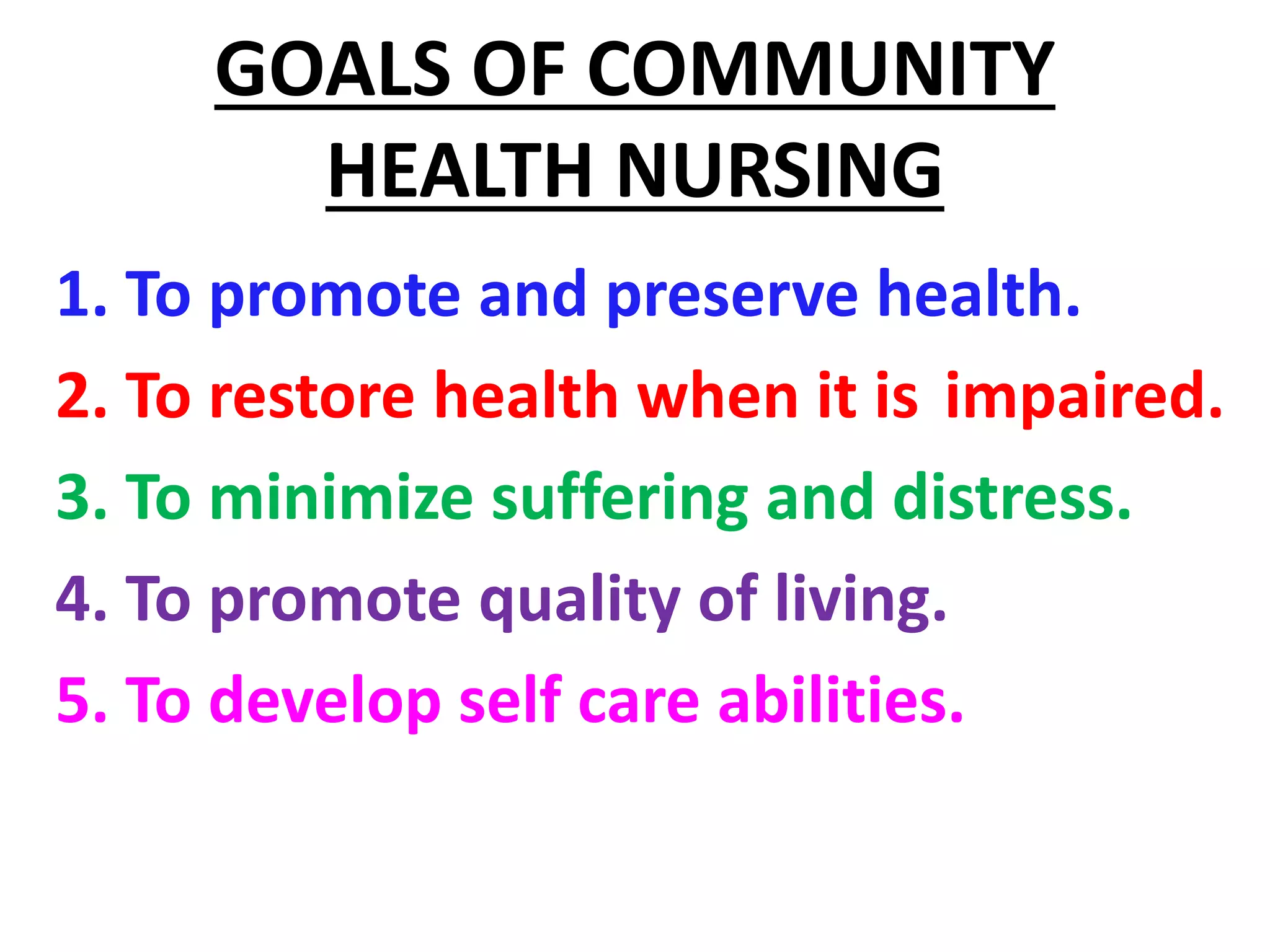 INTRO TO COMMUNITY HEALTH CONCEPTS | PPTX