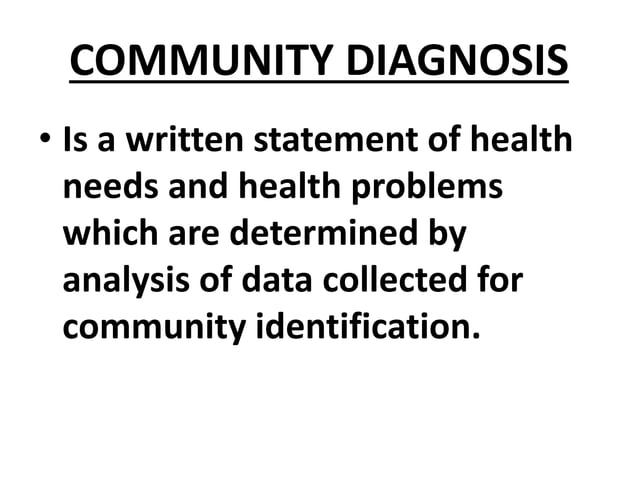 INTRO TO COMMUNITY HEALTH CONCEPTS | PPTX | Diseases and Conditions ...