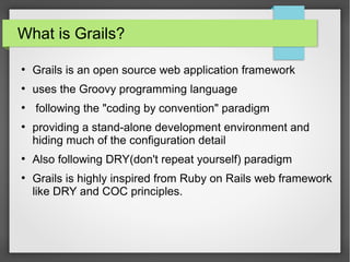 Introduction to Grails | PPT