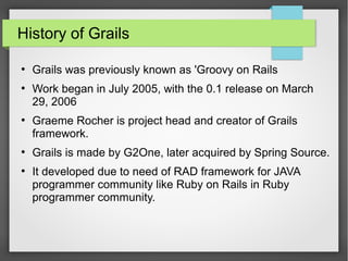 Introduction to Grails | PPT