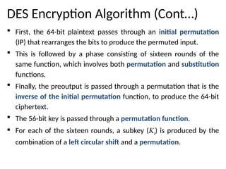 Information and Network Security types of cipher | PPTX