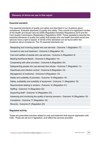 Care Quality Commission Inspection Report | PDF