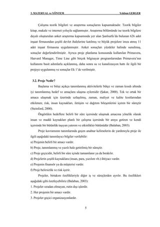 İnşaat Sektöründe Proje Planlama ve Yönetim | PDF