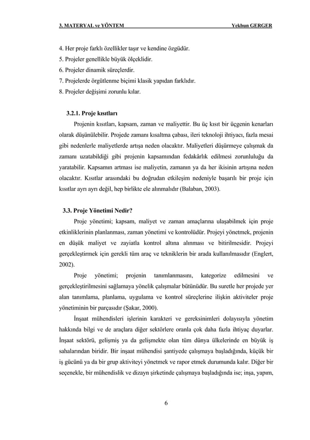 İnşaat Sektöründe Proje Planlama ve Yönetim | PDF