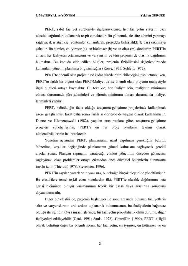 İnşaat Sektöründe Proje Planlama ve Yönetim | PDF