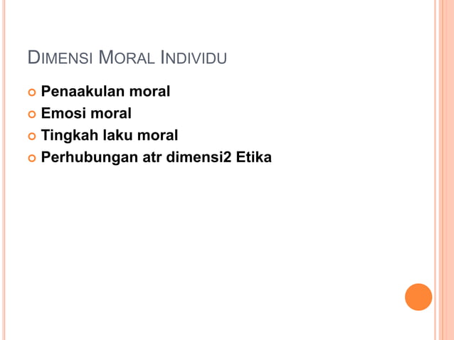 Insan bermoral | PPTX