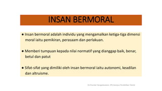 Insan bermoral | PPTX