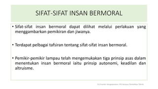 Insan bermoral | PPTX