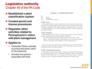 Threatened & Endangered Plant Species in Pennsylvania | PPT