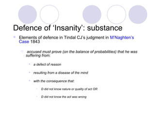Insanity PP by Miss L Hutton | PPT | Mental Health | Diseases and ...