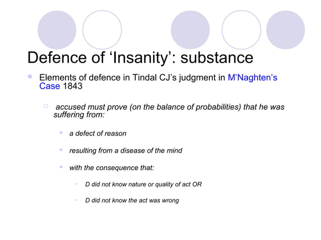 Insanity PP by Miss L Hutton | PPT | Mental Health | Diseases and ...