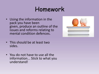 Insanity and automatism 2010 11 | PPT