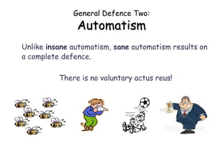 Insanity and automatism 2011 12 | PPT