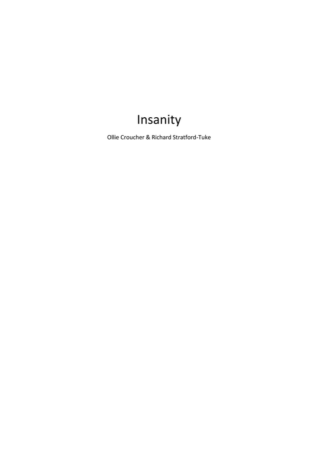 Insanity script | DOCX