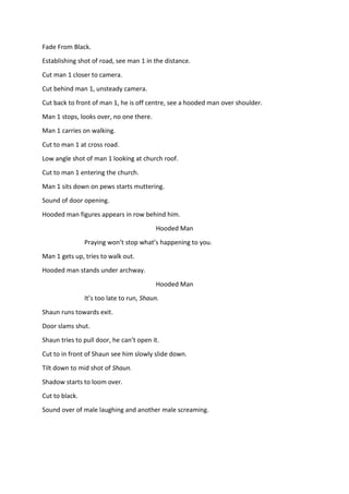 Insanity script | DOCX