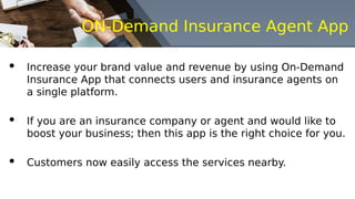 On-Demand Insurance App | PPT