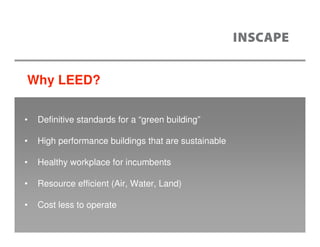 Inscape Leed Presentation | PDF