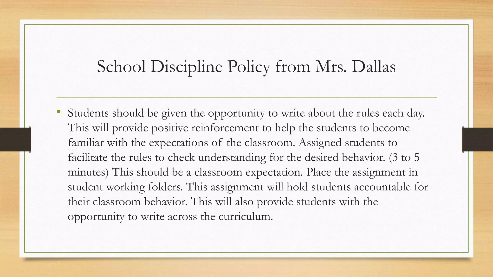 In school suspension programsfinal | PPTX