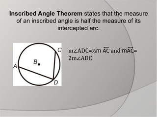 Inscribed Angles and its Intercepted Arc.pptx