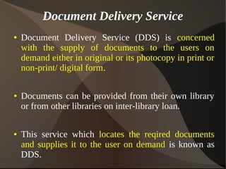DDS of INSDOC | PDF