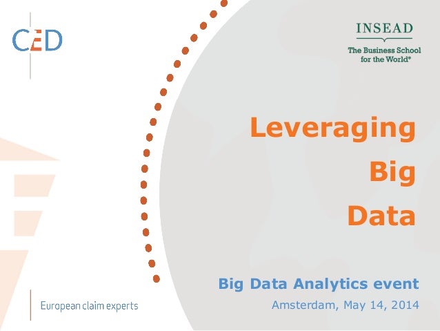 Leveraging Big Data at CED