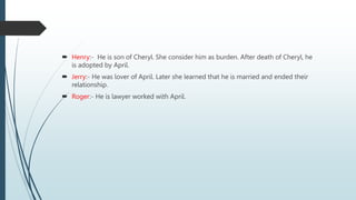 In Search of April Raintree characters ppt.pptx