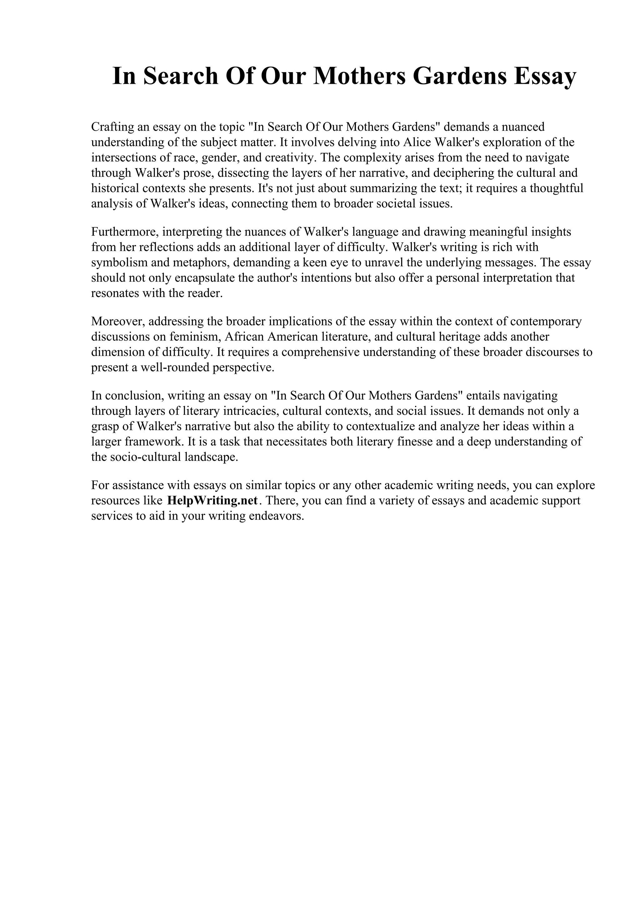 In Search Of Our Mothers Gardens Essay.pdf