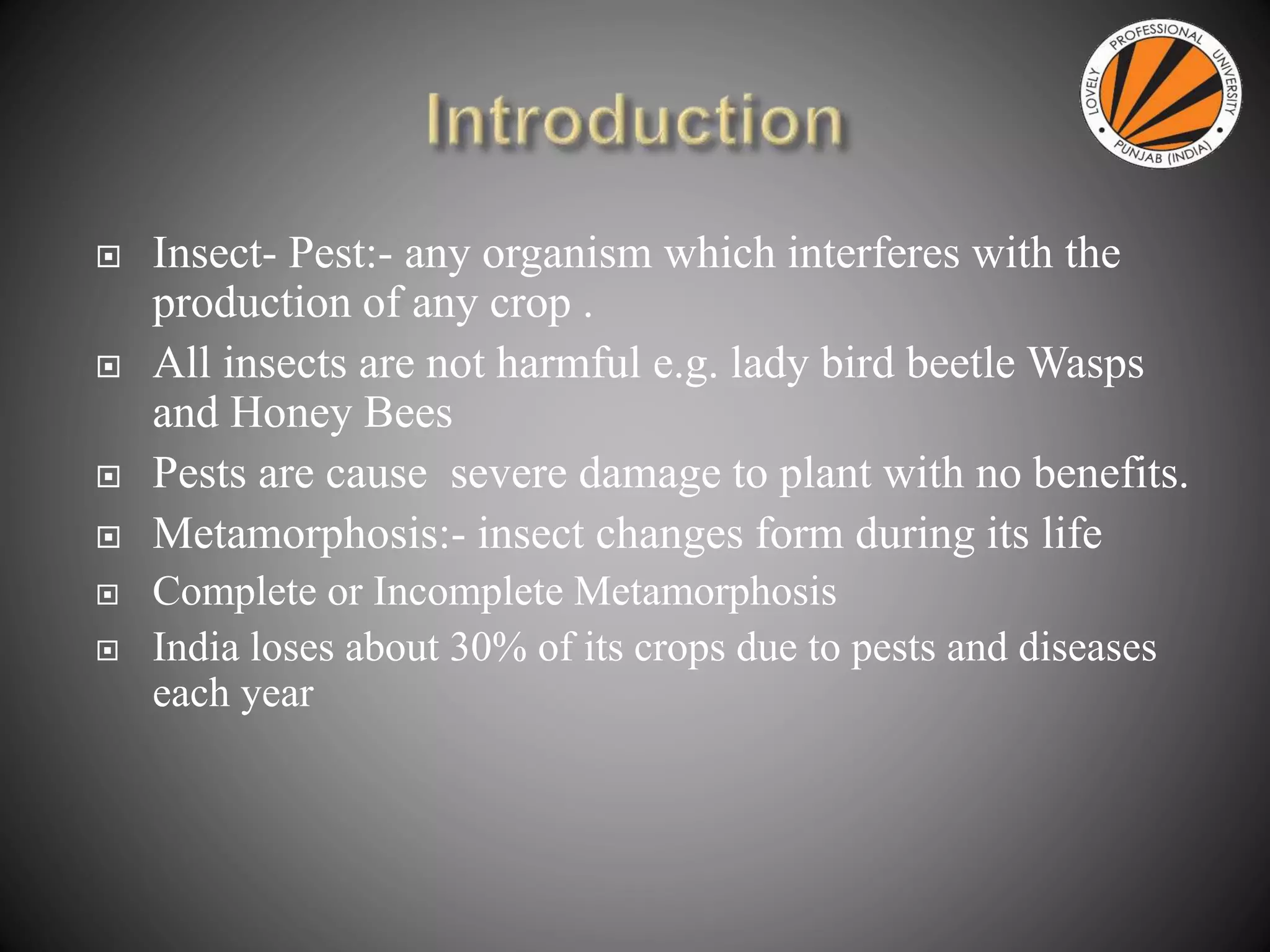 Insect pest of cole crops and their management | PPTX